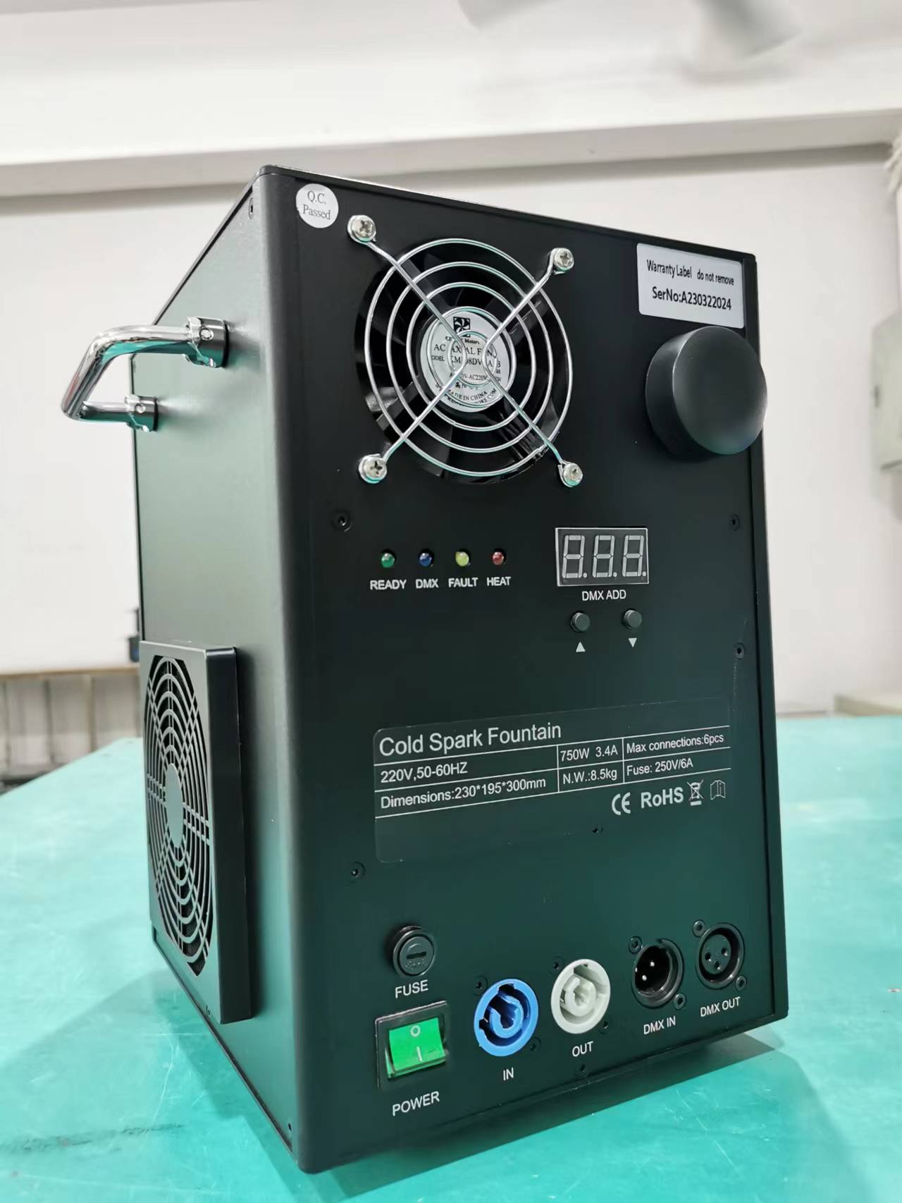 750w Cold spark machine Sparkler Firework Machine With Remote Control ...